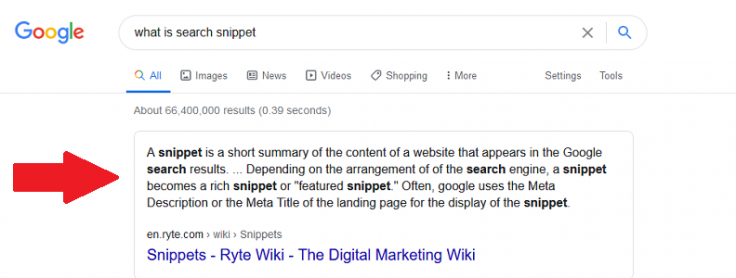 Google Search Snippets | Innovation Mind